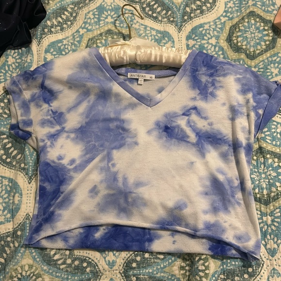 antistar | Tops | Antistar Xs Blue And White | Poshmark